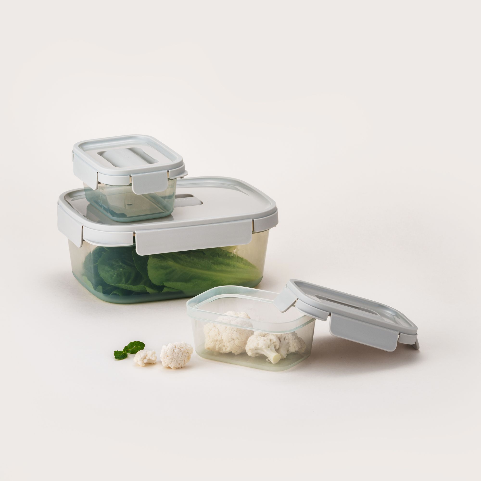 LocknLock Nestopia 3 Piece Set - 500ml / 2.7L